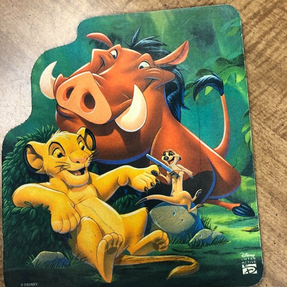 Other | Vintage Disney Interactive Mouse Pad The Lion King Simba And ...